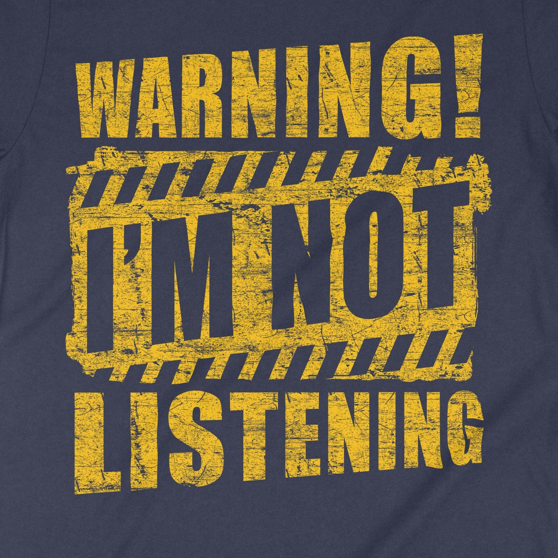 Warning I'm Not Listening Shirt, Anti-Social Shirt, Introvert Shirt, S ...