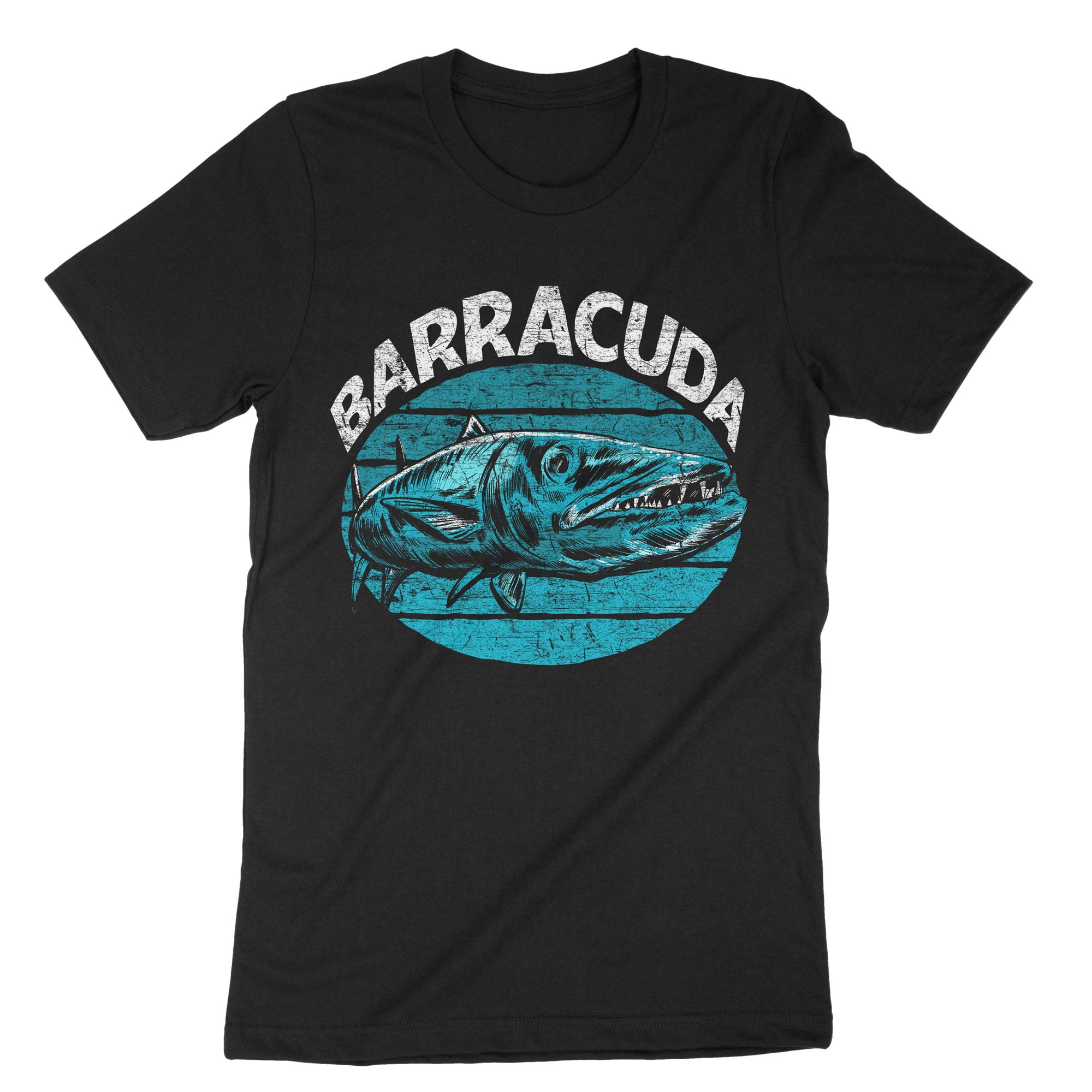 Barracuda, Fish Shirt, Funny Fishing Shirt, Fishing Rod, Gone Fishing ...