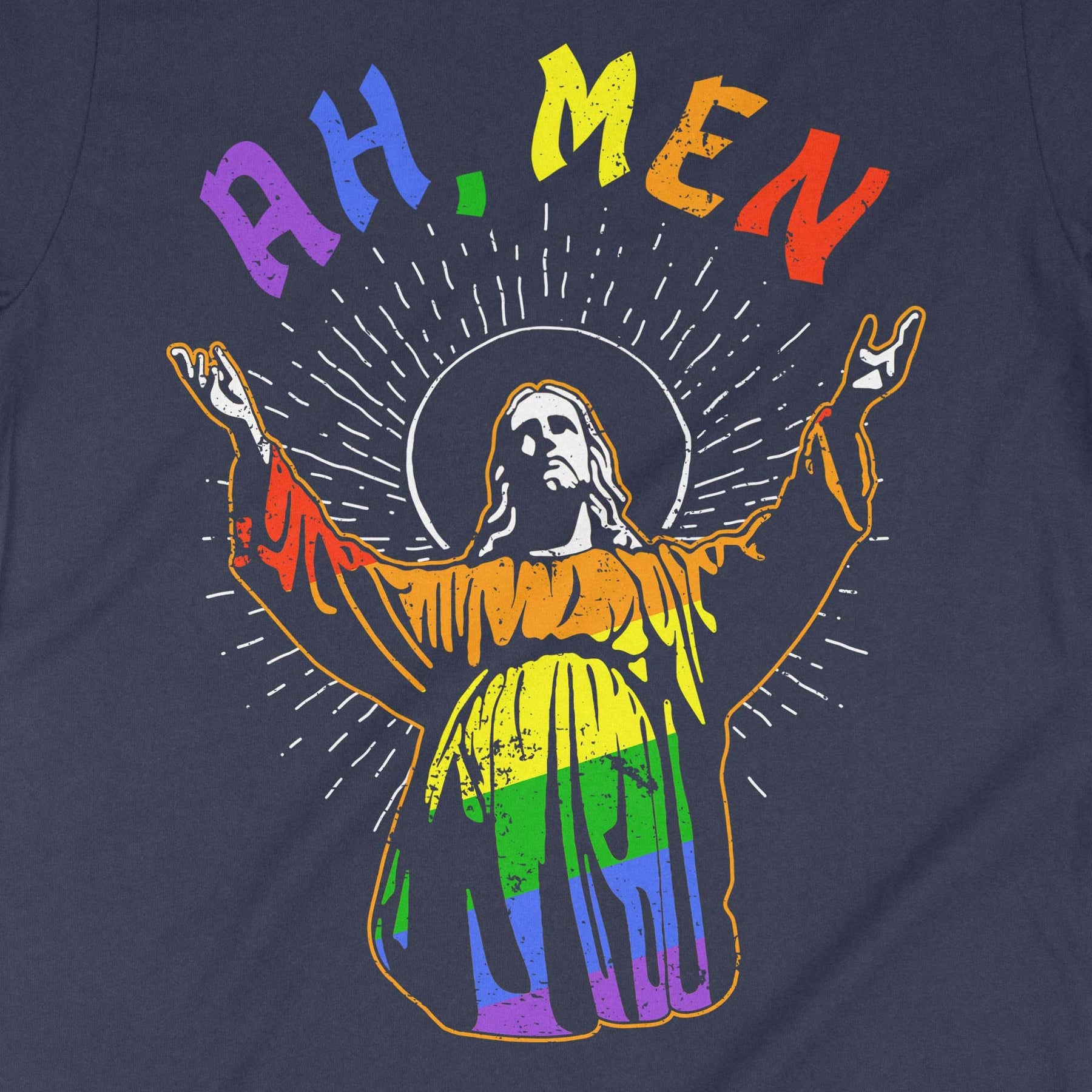 Ah Men Jesus, LGBT Shirt, LGBTQ Shirt, Pride Month Shirt, LGBT Support ...
